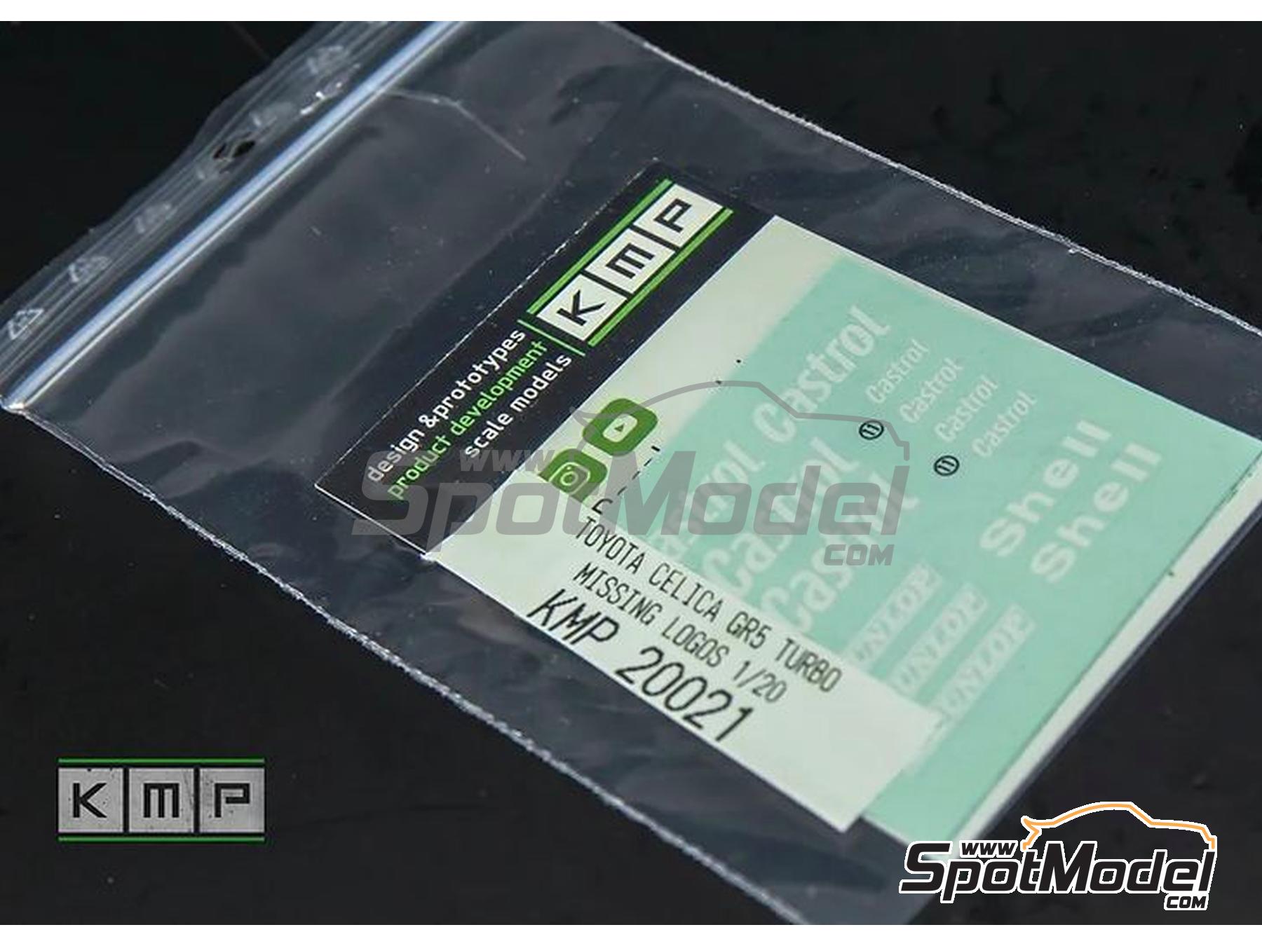 KMP Kool Models Production 20021: Marking / livery 1/20 scale - Toyota Celica LB Turbo Group 5 ...